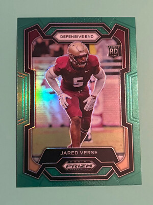 2024 Prizm Draft Picks Football Green Jared Verse Defensive End Rookie ...