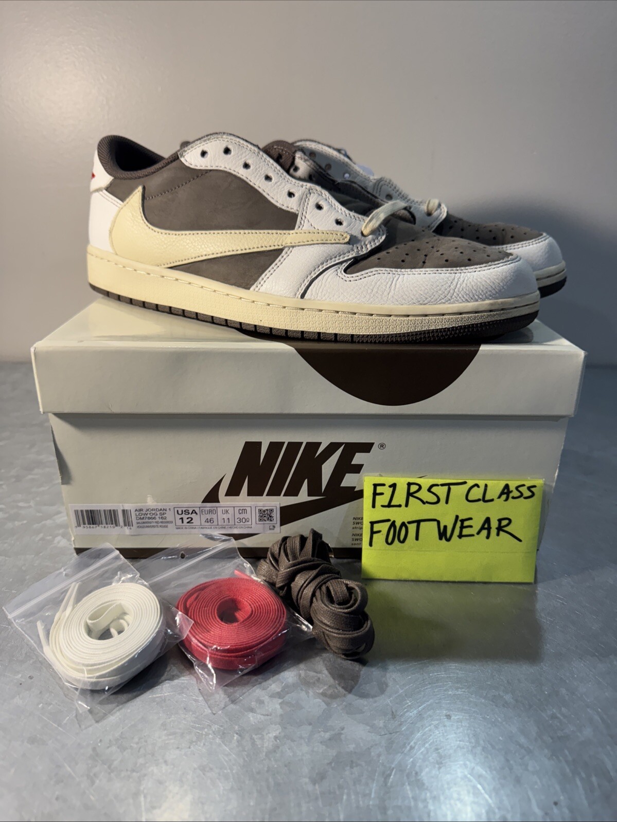 100% Authentic Nike Jordan 1 Low OG x Travis Scott Re… - Gem