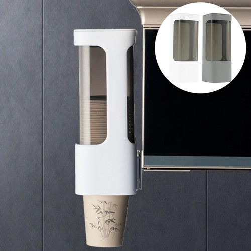 Water Cooler Cup Dispenser 3oz-5oz Wall Mounted Pull Type Cup Holder ...