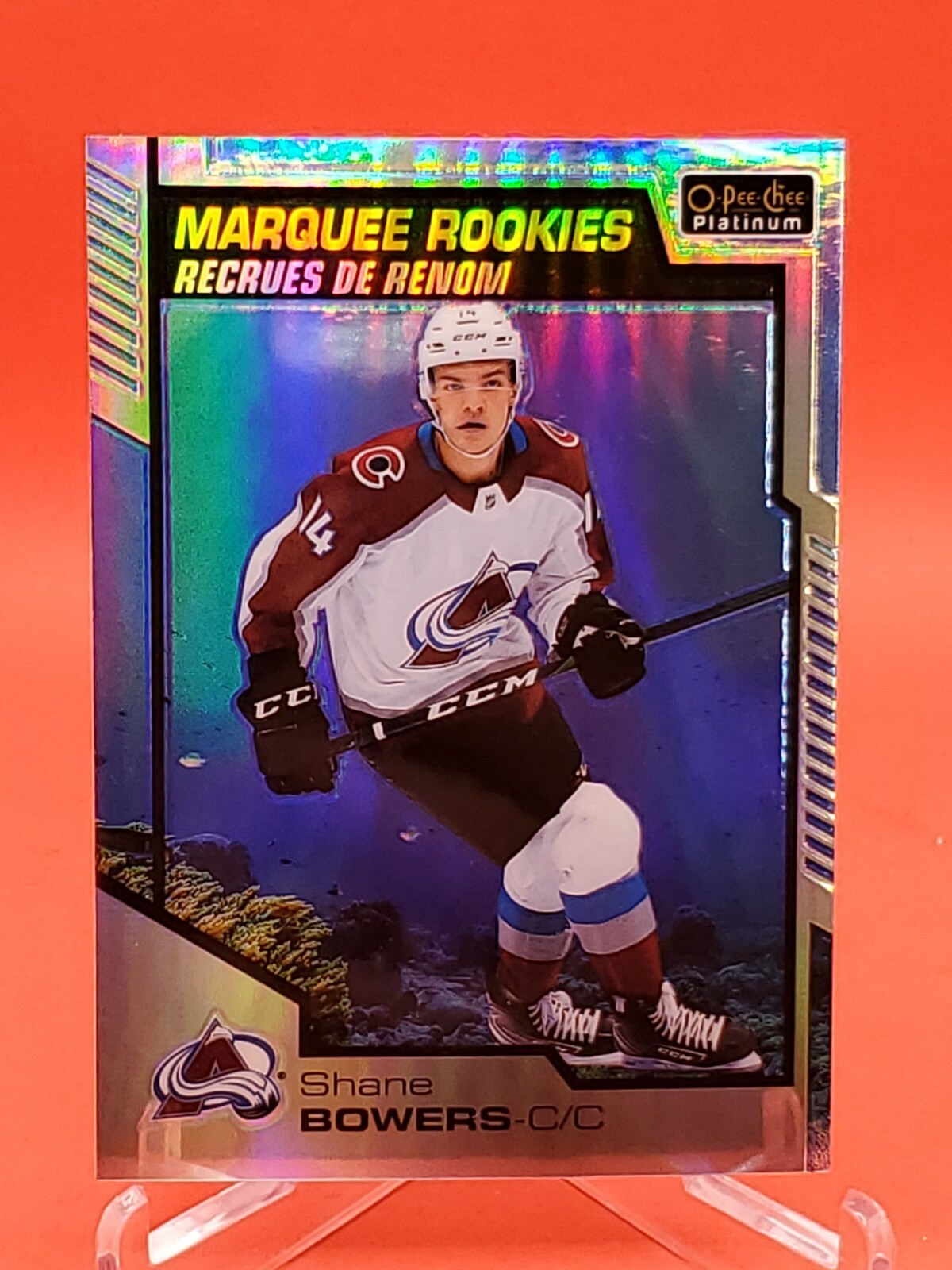 Shane Bowers 2020-21 O-Pee-Chee Platinum RC Marquee Rookie Aquamarine ...