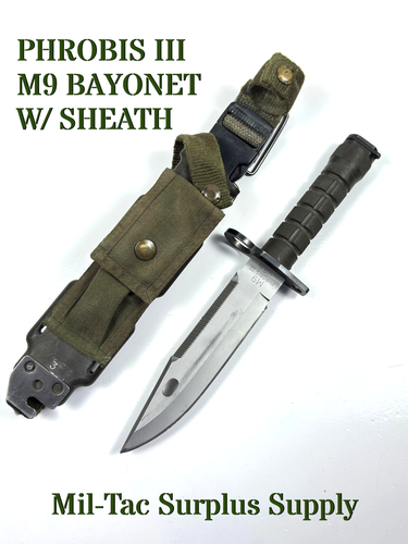 PHROBIS III M9 BAYONET W/ SHEATH | eBay