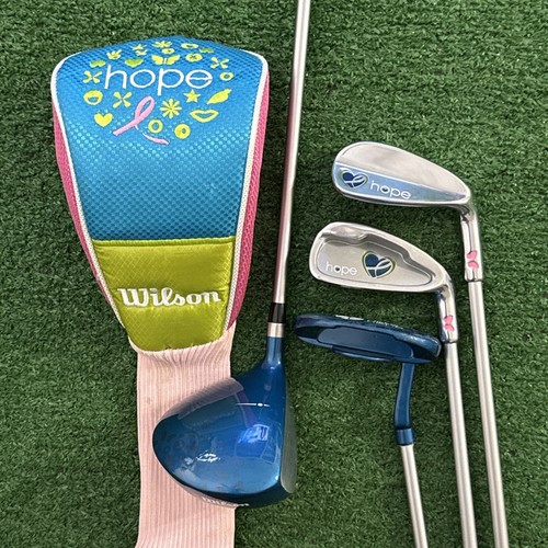 Wilson Hope 4-Club Junior Girl’s Golf Set (Age 9-11) Driver, Iron ...