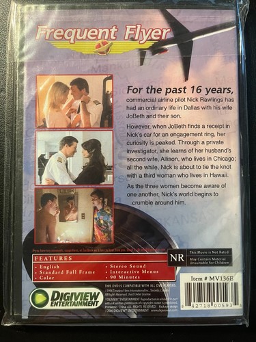 Frequent Flyer (DVD, 1996) Jack Wagner Shelley Hack Joan Severance 842718005935| eBay