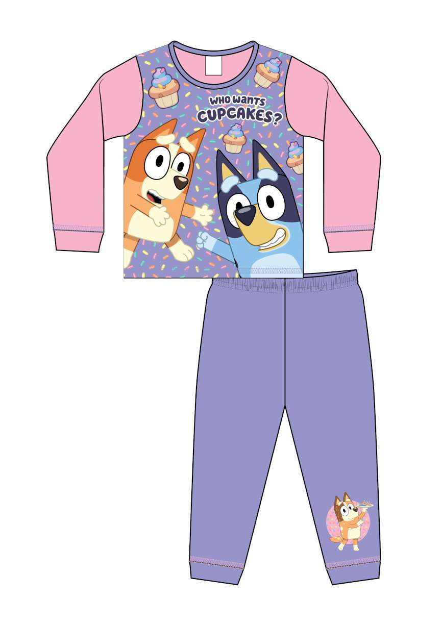 Bluey pyjamas girls boys long short sleeve nightwear kids set | eBay