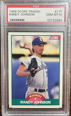 1989 Score Traded Randy Johnson Rookie PSA 10 | eBay