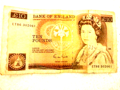 Old Ten Pound Note Florence Nightingale