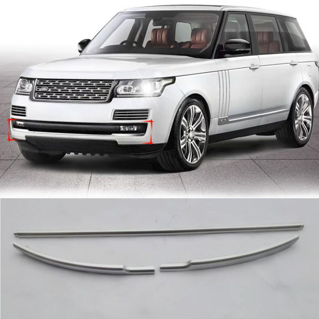 For Range Rover HSE L405 2013-2017 Silver Front Bumper Grille Trim ...