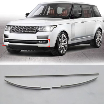For Range Rover HSE L405 2013-2017 Silver Front Bumper Grille Trim ...