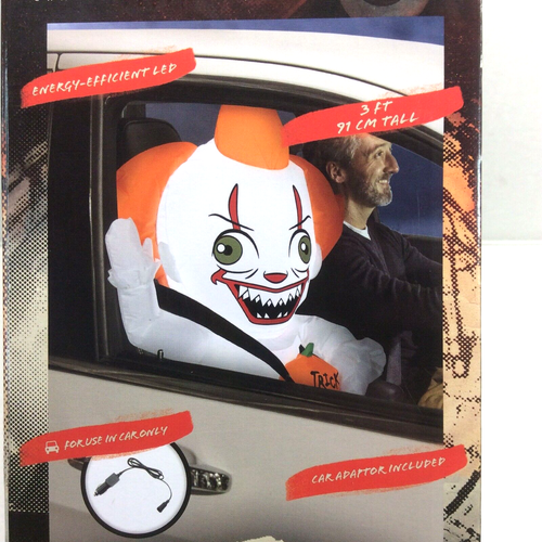 Pennywise Airblown Inflatable Car Buddy Gemmy Ind Self Inflates ...