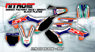 NitroMX Graphics Kit for KTM SX 65 SX65 2016 2017 2018 2019 2020 2021 ...