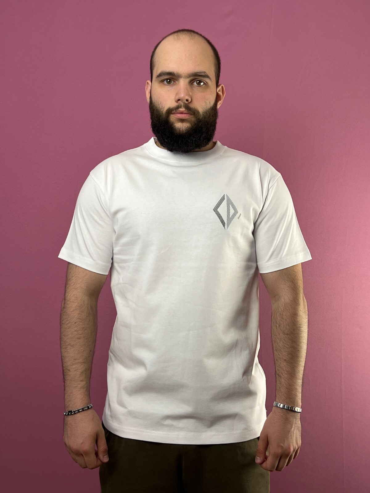 Dior CD Diamond T-Shirt White Men's Luxury Christian Dior Tee Shirt ...