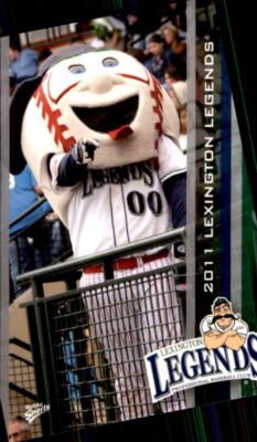 2011 Lexington Legends Multi-Ad #36 PeeWee MASCOT - NM Baseball Card | eBay
