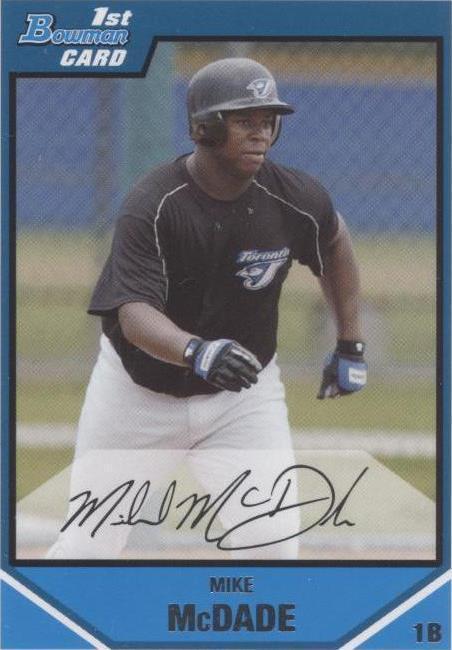 2007 Bowman Draft Picks & Prospects - Prospects Mike McDade #BDPP51 (RC ...