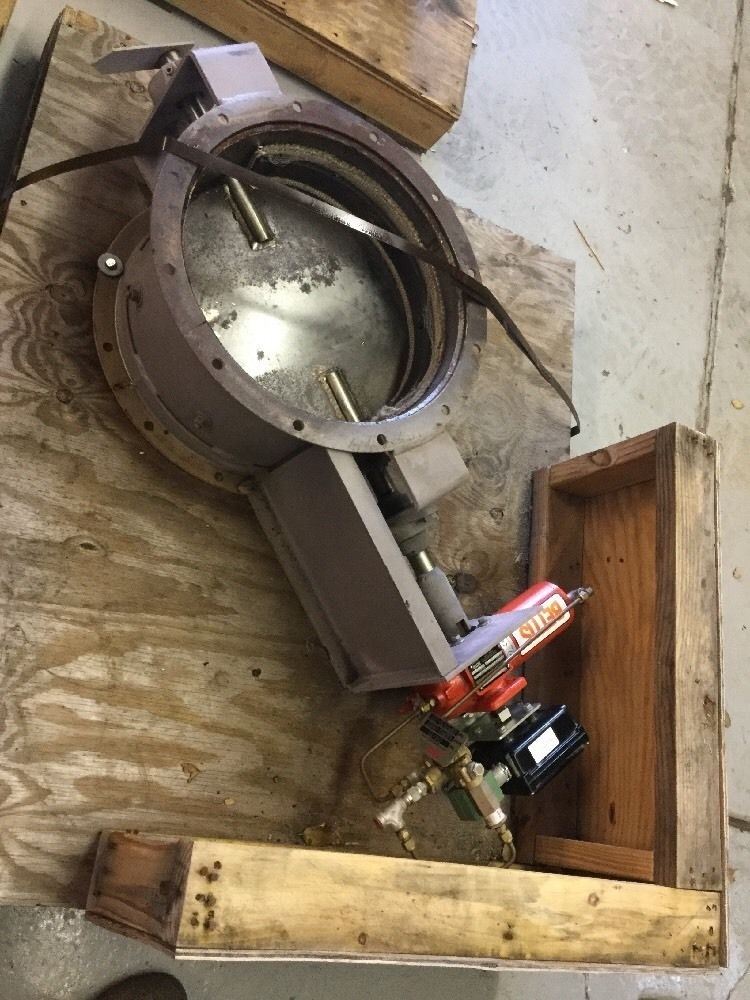 Effox Flextor 16" HVAC Stainless Steel Damper Valve w/ BETTIS CBB315 ...