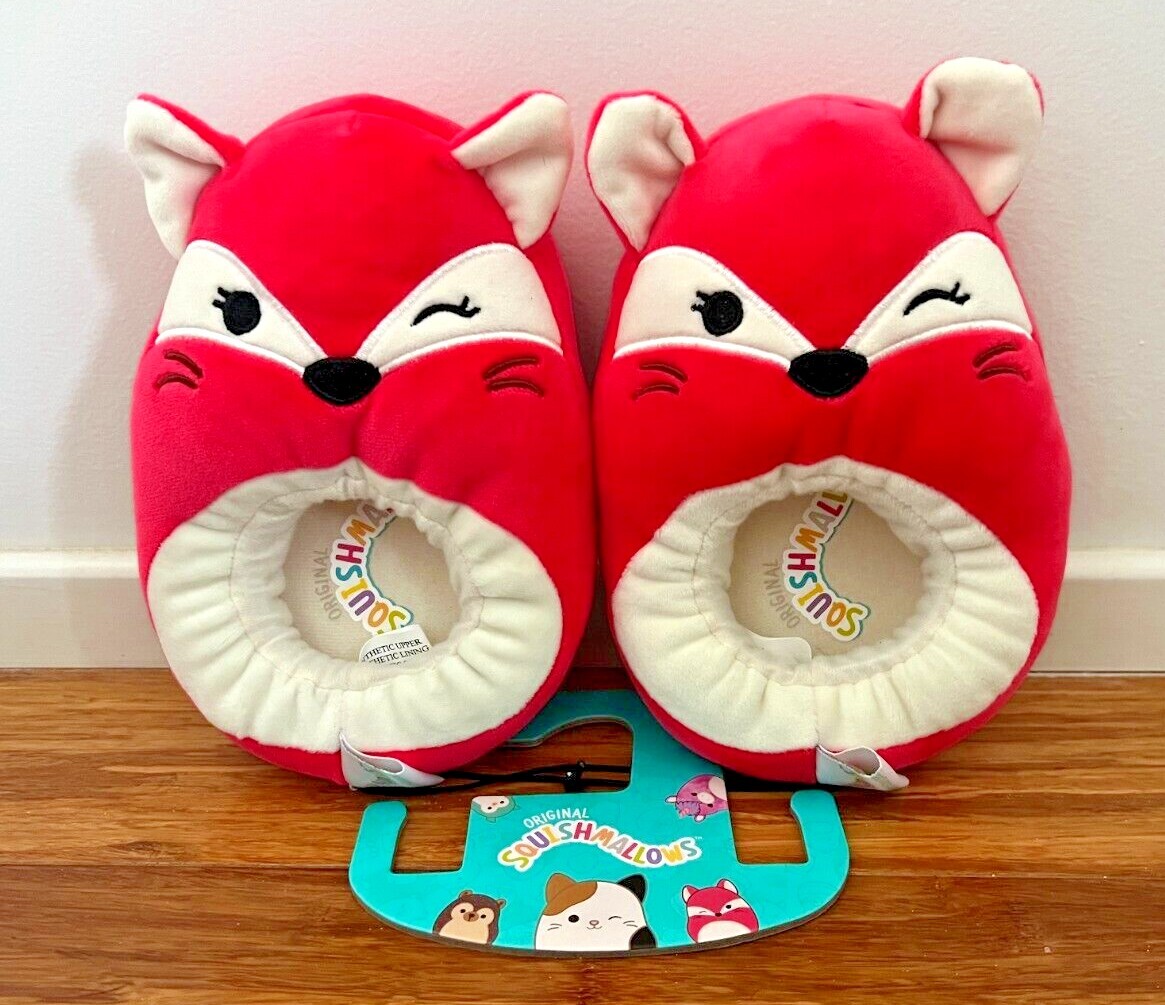 Squishmallow Slippers For Winter Collection - WinstonOwl/FiFiFox/CamCat ...
