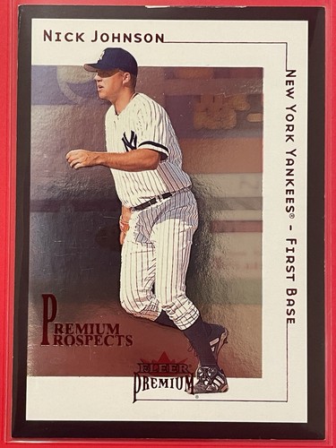 2001 Fleer Premium Nick Johnson Star Rubies /125 #201 Baseball New York ...