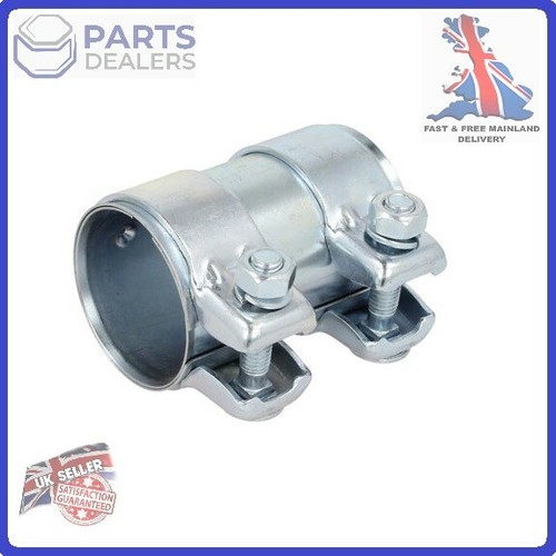 125 x 55mm EXHAUST PIPE SLEEVE CONNECTOR CLAMP FOR AUDI TT A3 VW GOLF 1 ...