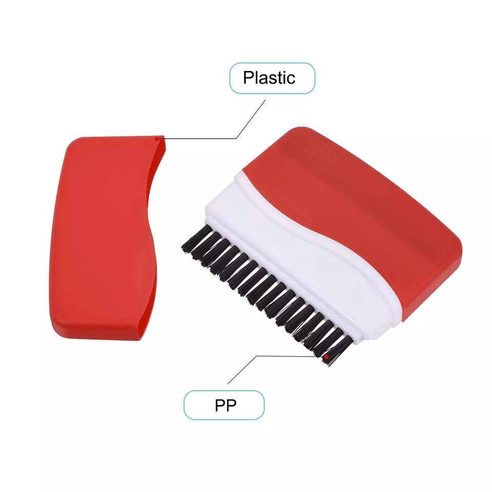 1PC Computer Screen Cleaner Double Head Keyboard Cleaning Brush Red | eBay