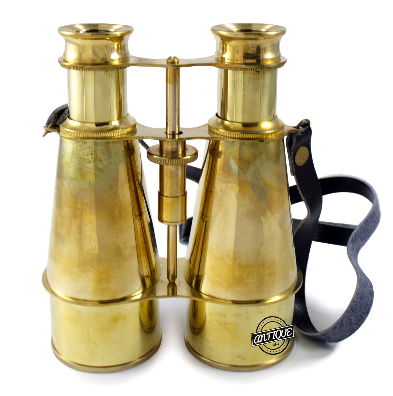 Antique Maritime Monocular Binocular Leather Case Nautical Spyglass ...