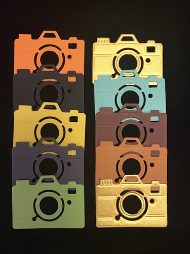 'Camera’ Die Cuts (x10) Ideal For Cardmaking / Scrapbooking | eBay