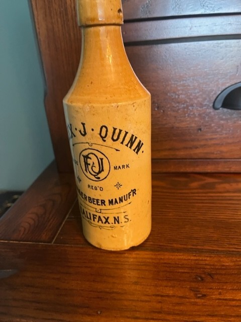 rare Felix J Quinn Halifax NS Ginger Beer Bottle | eBay