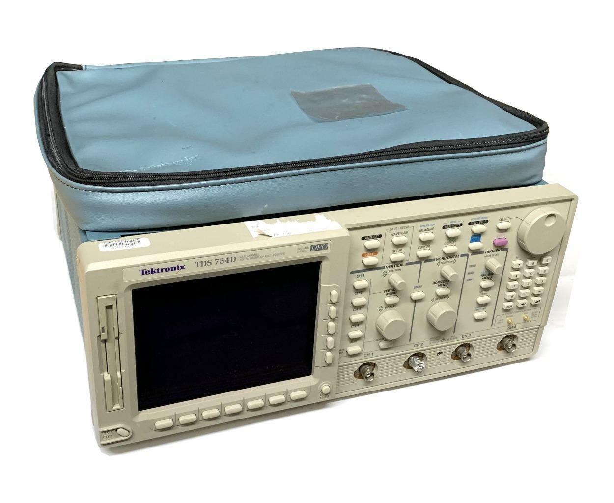 Tektronix TDS754D 4-Channel Digital Phosphor Oscilloscope 500 MHz 2GS/s ...