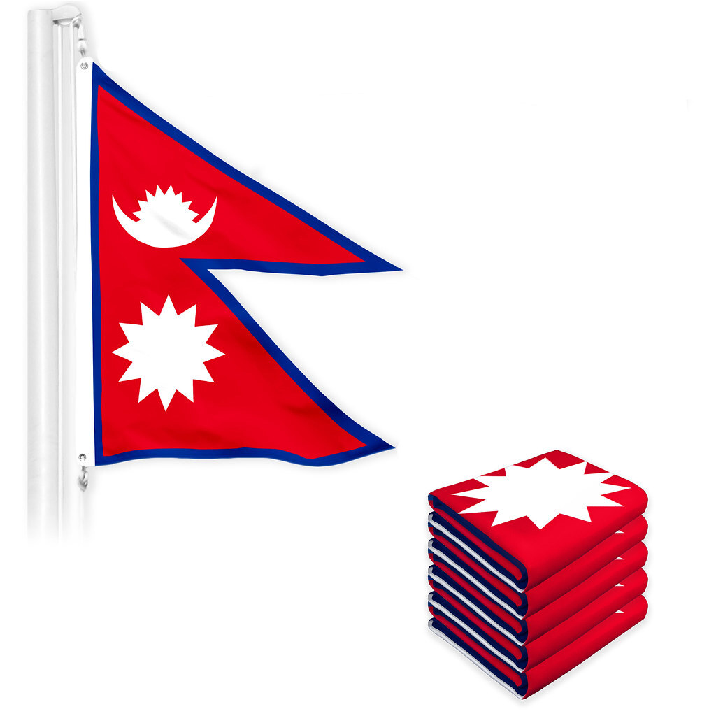 Nepali Flag Nepal Flag Stock Motion Graphics | Motion Array