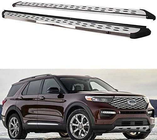 Fixed Running Boards Side Steps Nerf Bars Fits for Explorer 2020-2024 ...