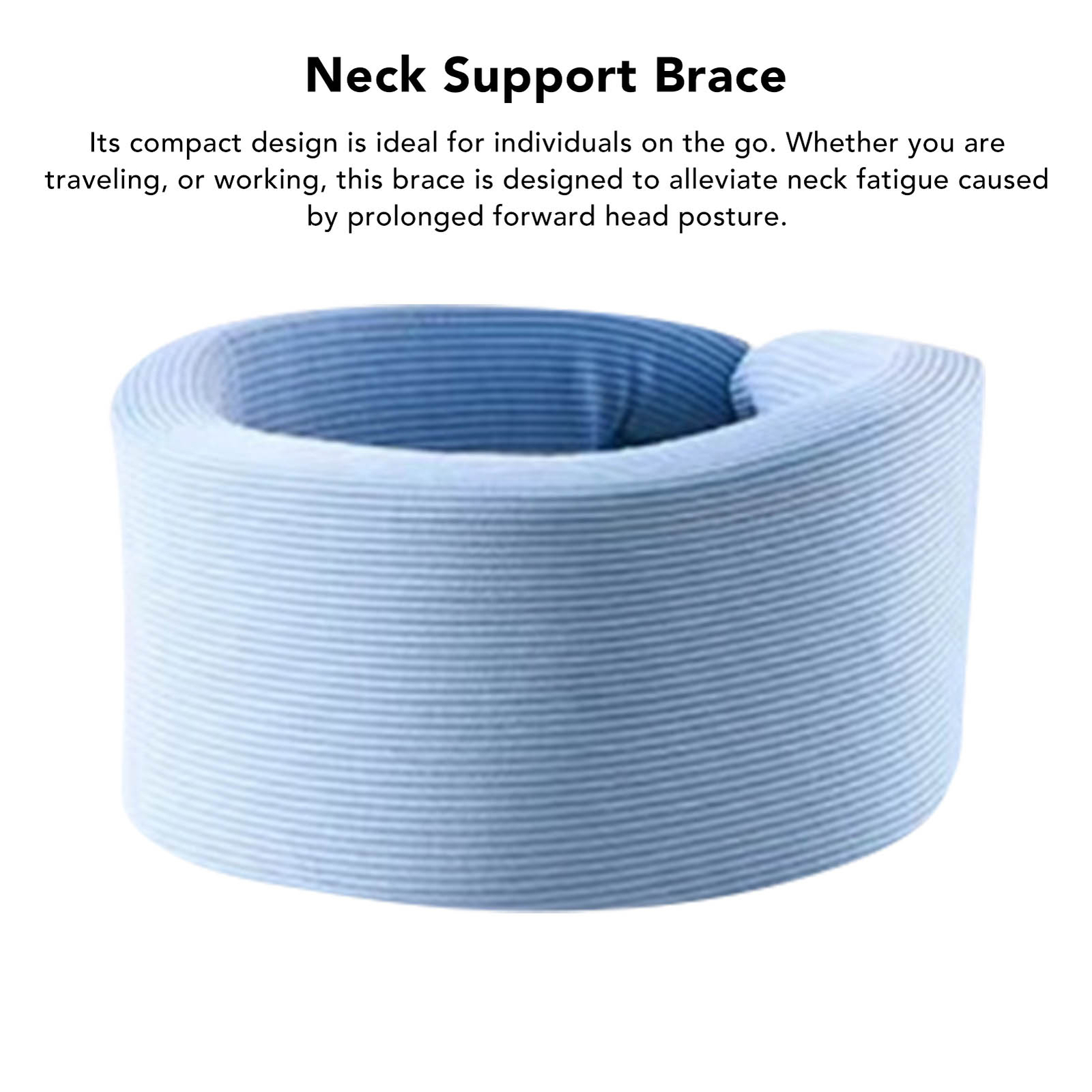 Adjustable Neck Brace Portable Breathable Neck Support Skin Friendly ...
