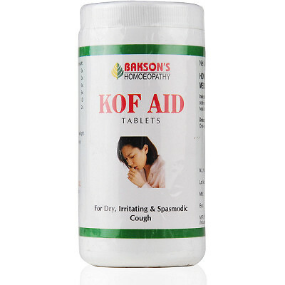 Bakson Kof Aid Tablets (200tab) For Dry, Productive, Allergic, Wheezing ...