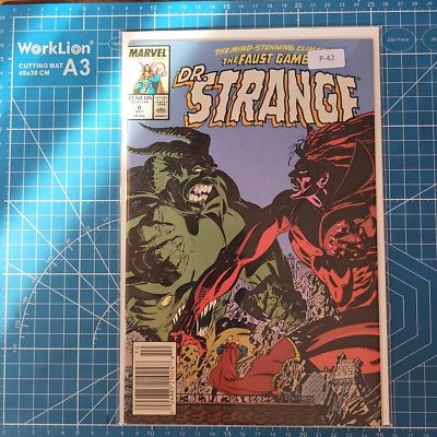 DOCTOR STRANGE, SORCERER SUPREME #8 9.0+ NEWSSTAND MARVEL COMIC BOOK P ...