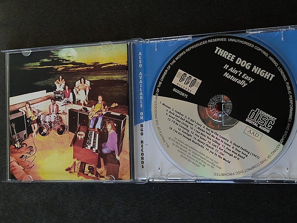 It Ain't Easy/Naturally by Three Dog Night (3 Dog Night) (CD, 2009 BGO ...
