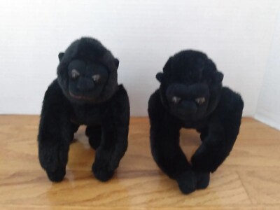 Gorillas Steven Smith Plush Stuffed Animal Lot Of 2 Black Pre-owned | eBay