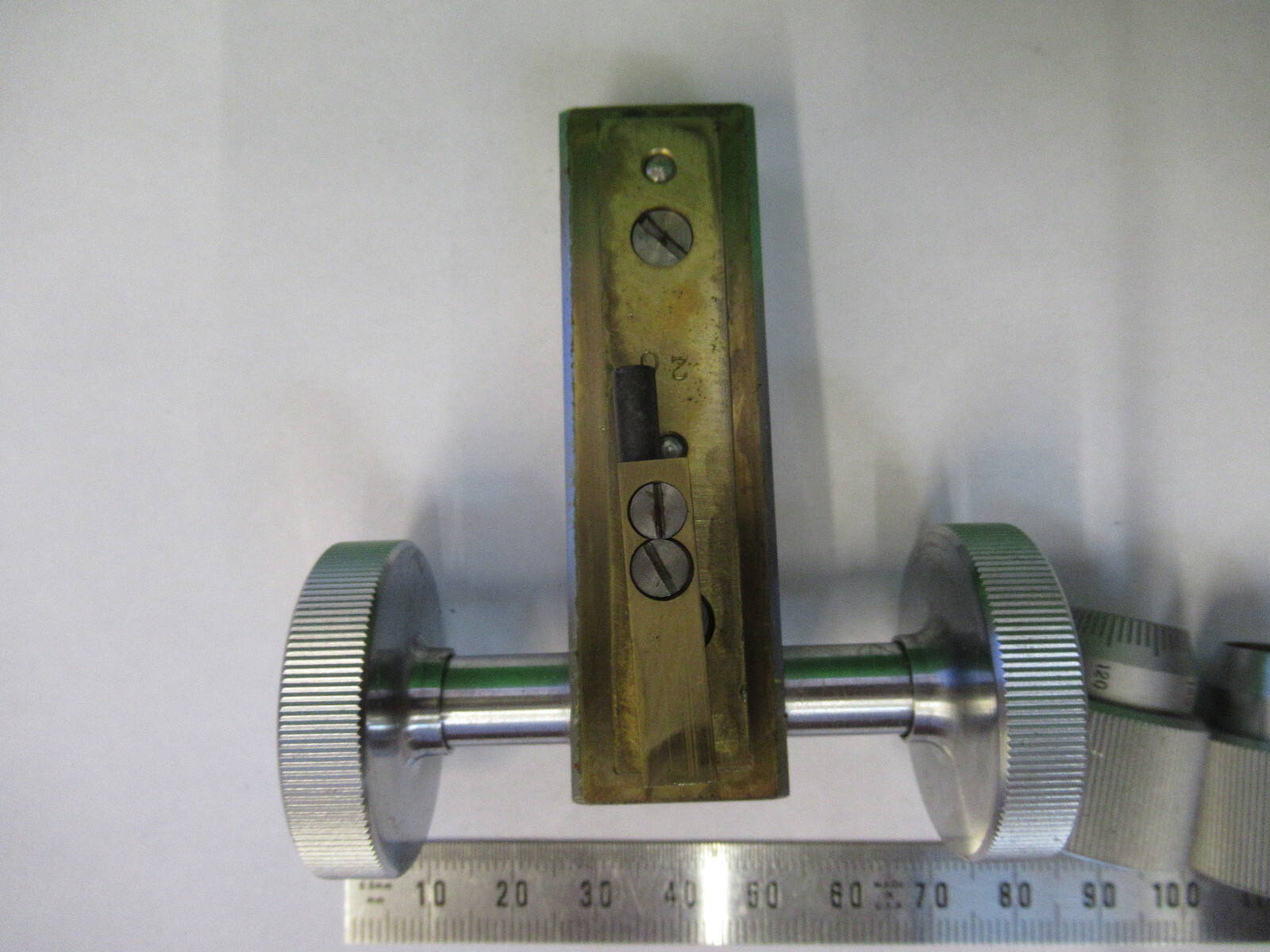 WINKEL ZEISS BRASS STAGE + KNOBS MICROSCOPE PART AS PICTURED &R3-B-27 ...