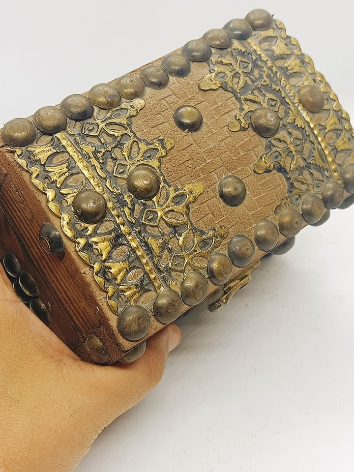 Antique Egyptian Safe Box Antique Medium Old Wooden Chest | eBay