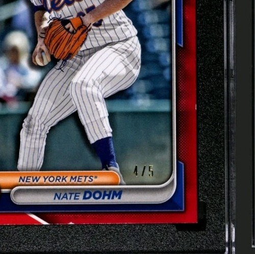 2024 Bowman Draft 1st Nate Dohm RED /5 Rookie SGC 8.5 RC BD-101 New ...