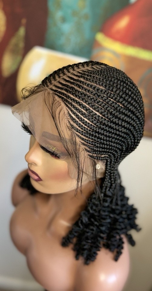 Handmade Braided Wig With Closure Lace | eBay