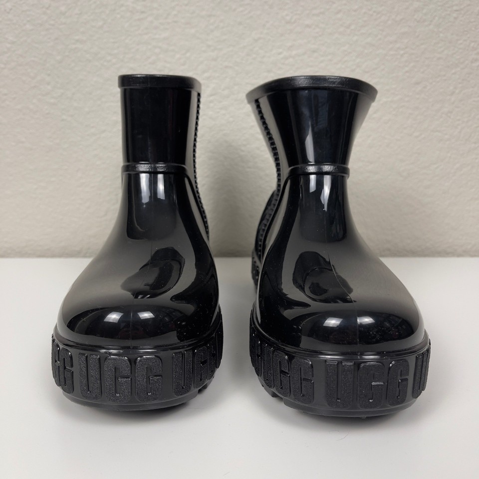 UGG Drizlita Rain Boots Waterproof Black Rubber Womens 8 | eBay
