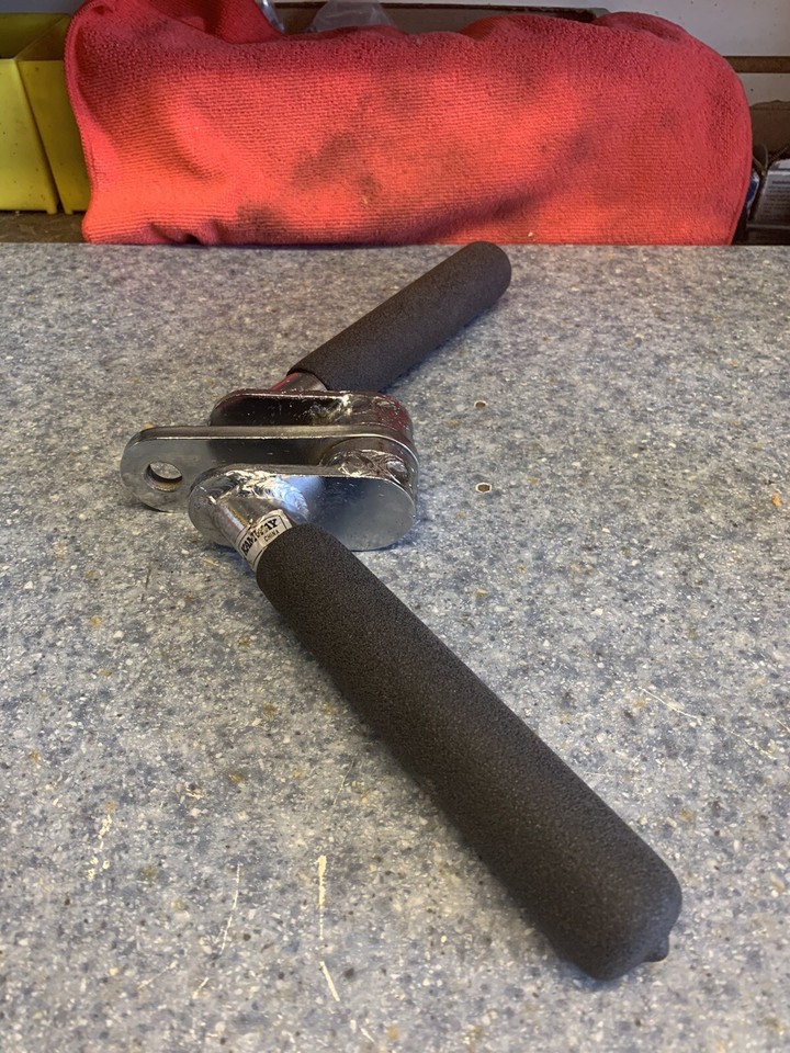 Exercise Machine Cable Attachment Tricep/ Bicep Revolving Handle | eBay