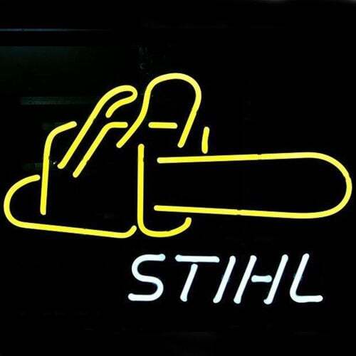 Big Stihl Chain Saw Chain Beer 20"x16" Neon Sign Bar Lamp Light Party ...