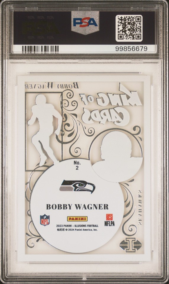 2023 PANINI ILLUSIONS KING OF CARDS #2 BOBBY WAGNER PSA 10 ROOKIE CARD ...