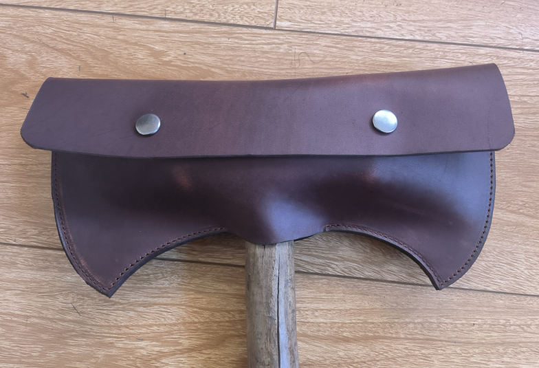 for 10.2x4.5" double bit axe head bag scabbard sheath cover holster cow ...