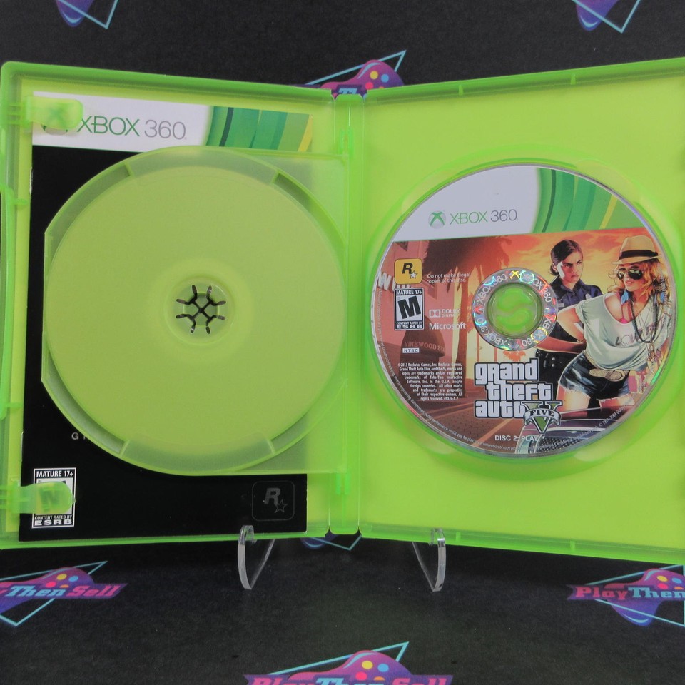 Grand Theft Auto V 5 Xbox 360 + Map - Complete CIB | eBay