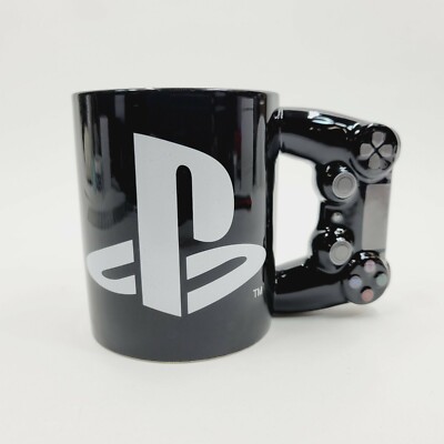 Playstation PS4 Mug Black Dualshock Controller 11oz NEW Official ...