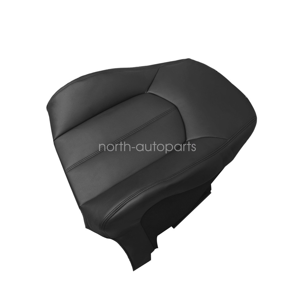 Driver Bottom Top Lean Back Leather Seat Cover Black For 08-13 Cadillac ...