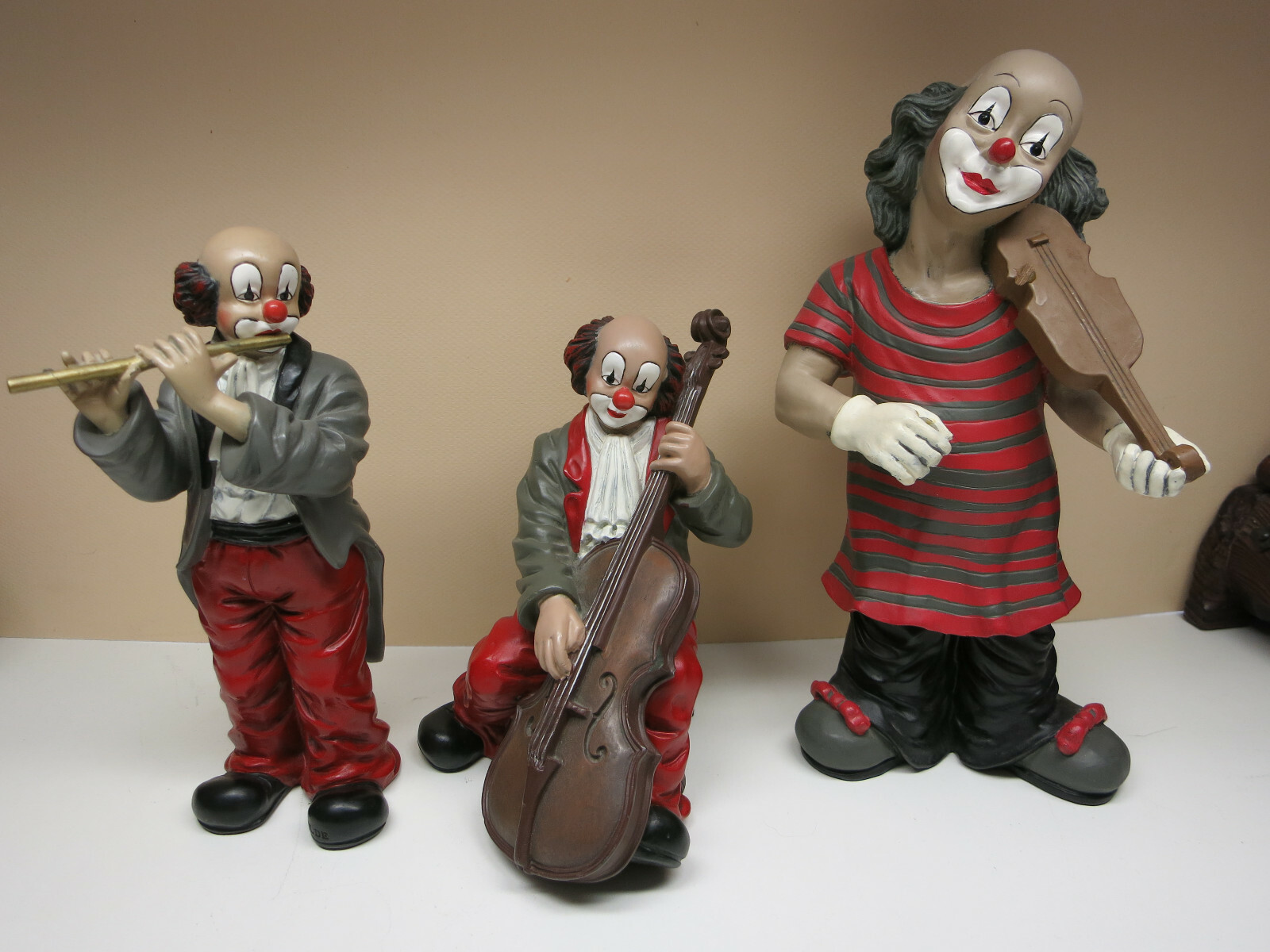 15 Figuren Gilde Clowns, großer Konvolut, große und kleine Figuren ...