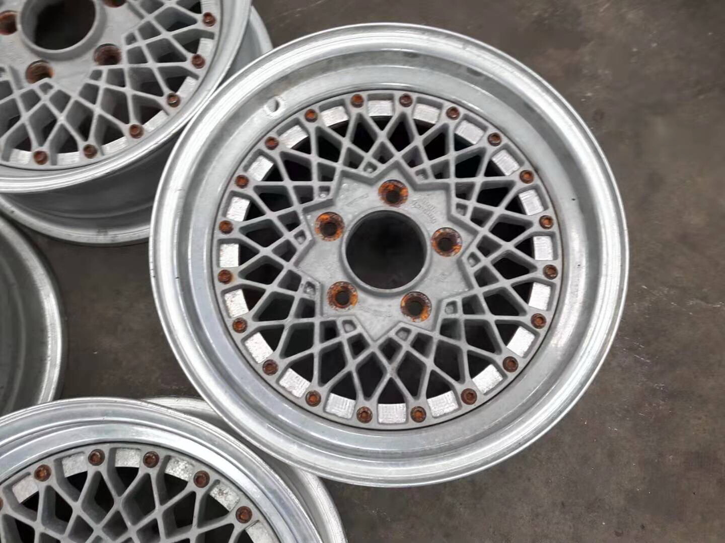 JDM Rays Engineering VOLK Mesh 14" rim wheels for S130 Z31 datsun ...