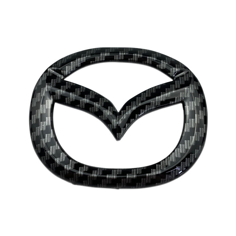 ABS MAZDA Steering Wheel Emblem For Mazda 3 Atenza Axela CX4 CX5 CX9 ...
