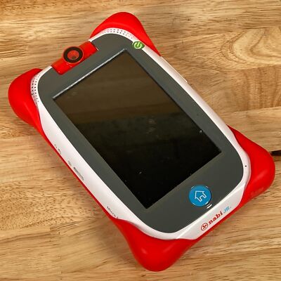 Fuhu Nabi Jr. Red/White 5" Digital Screen Wi-Fi Rechargeable 4GB eBook ...