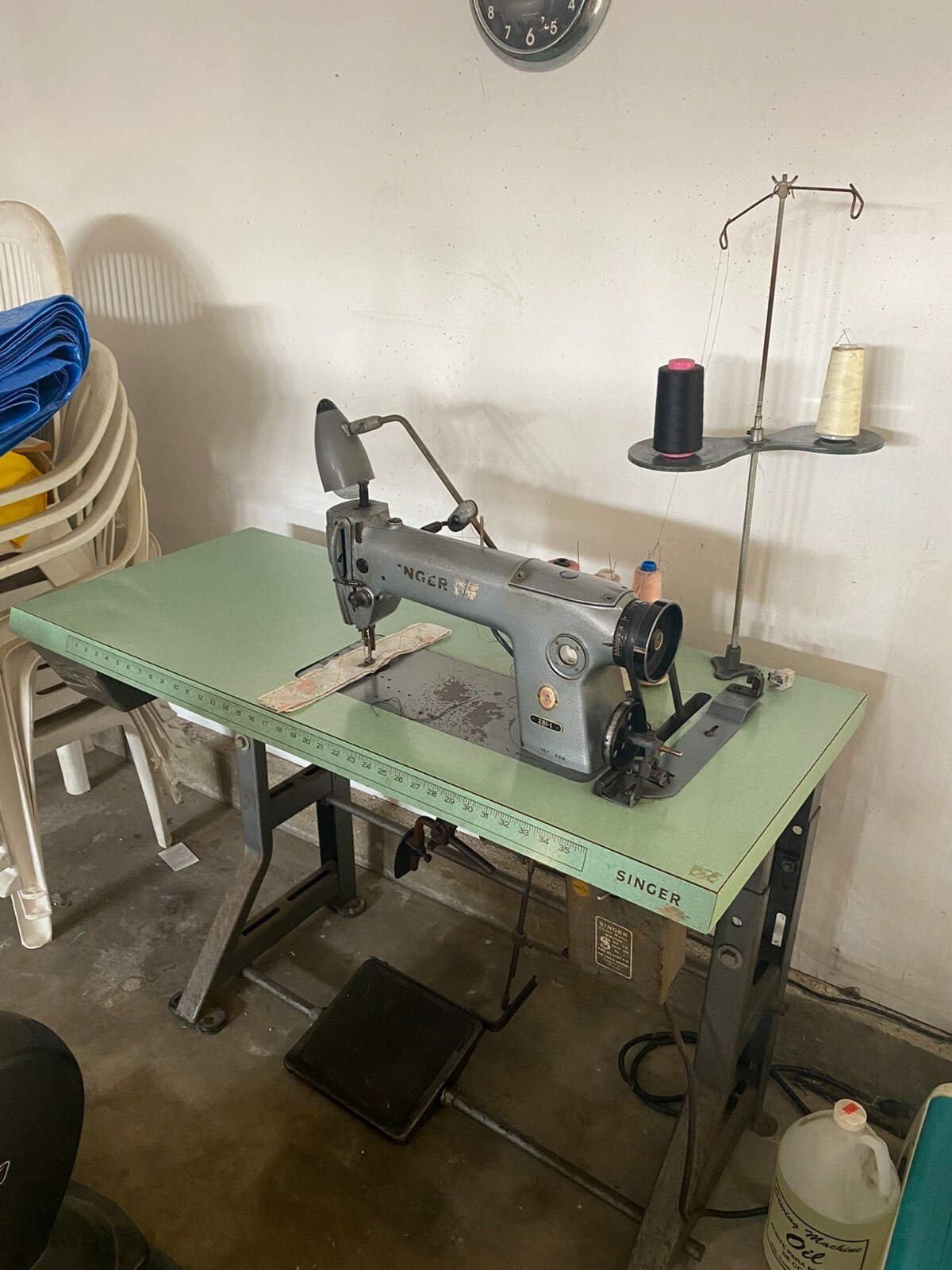COMMERCIAL INDUSTRIAL SINGER SEWING MACHINE | eBay